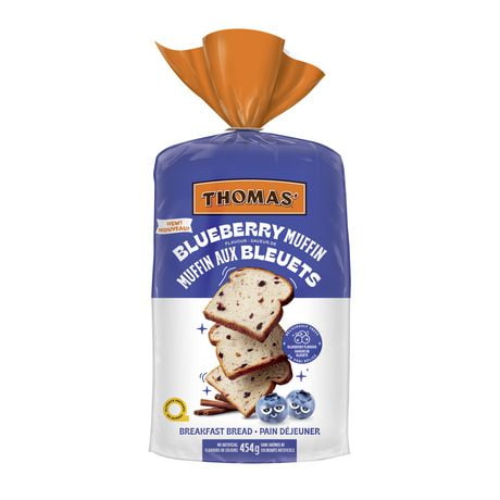 Thomas Blueberry Muffin Bread, 454 g - Walmart.ca