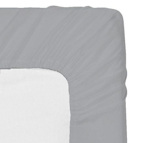 Click here for Hometrends 300 Brushed Percale Fitted Sheet Light... prices