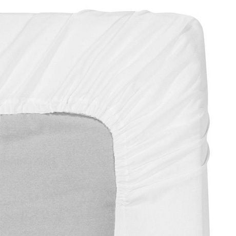 Click here for Hometrends 300 Brushed Percale Fitted Sheet White... prices