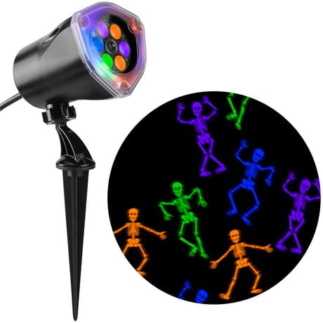 Gemmy Industries LightShow™ Whirl-A-Motion Skeletons Projector ...