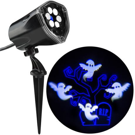 Gemmy Industries Lightshow ™ Whirl-A-Motion+Static™ Graveyard with ...