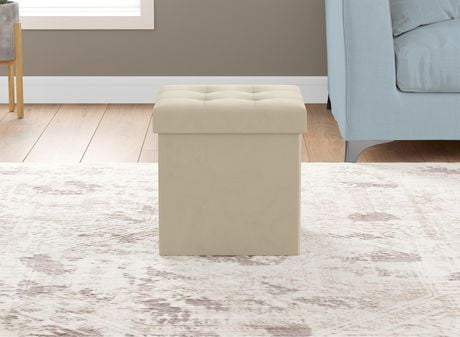 Safdie & Co. Premium Storage Ottoman Square Foot Rest Stool Bench ...