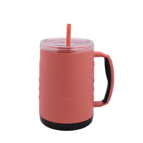 Mainstays Pink Plastic Hydro Mug - Walmart.ca