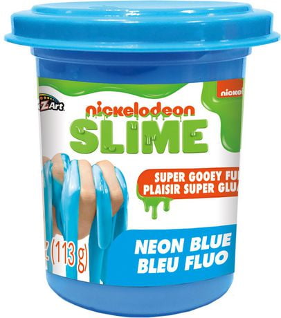 Nickelodeon 4oz Premade Slime - Neon Blue - Walmart.ca