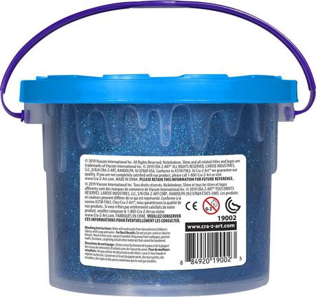 Nickelodeon Pre-made Slime Tub - Blue Glitter | Walmart Canada