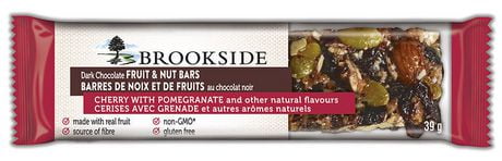 Brookside Cherry with Pomegranate Dark Chocolate Fruit & Nut Bars ...