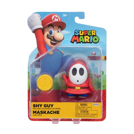 Super Mario 4 Inch Figure - Shy Guy with Coin - Walmart.ca