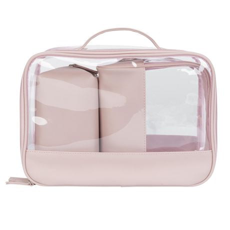 Equate Beauty cosmetic bag - 3-Piece Value Set, Cosmetic bag set ...