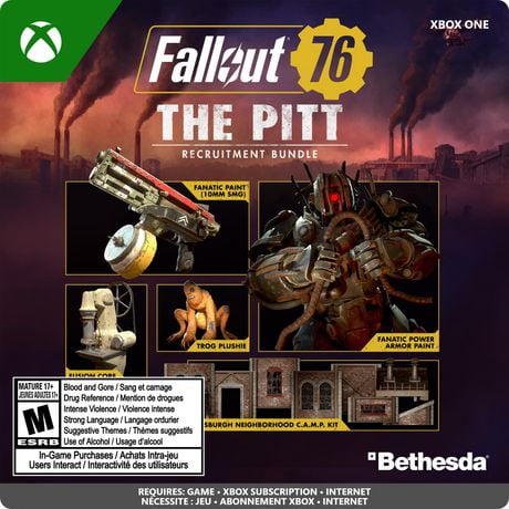 Fallout 76: The Pitt Recruitment Bundle - Xbox One [Digital Code ...