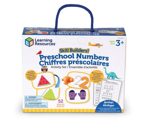Learning Resources Skill Builders! Preschool Numbers - 52 Pieces, Ages ...