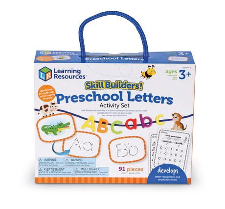 Learning Resources Skill Builders! Preschool Letters - 91 Pieces, Ages ...