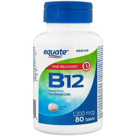Equate Vitamin B12 1200MCG - Walmart.ca