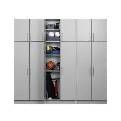 Click here for Prepac Elite 96 Storage Cabinet Set D - 6 Pc - Lig... prices