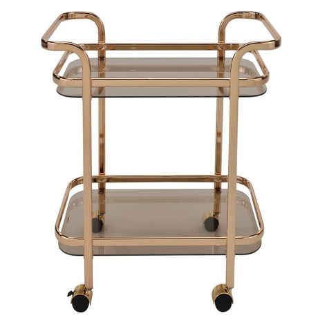 Click here for Worldwide Homefurnishings Inc 2 Tier Gold Metal/Gl... prices