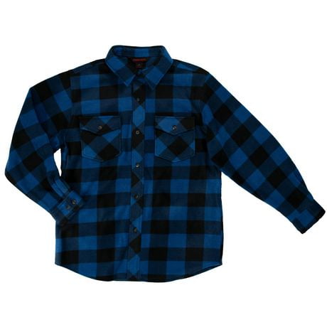 Click here for Tough Duck Buffalo Check Fleece Shirt Blue Xl prices