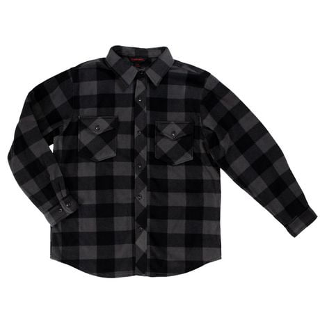 Click here for Tough Duck Buffalo Check Fleece Shirt Grey S prices