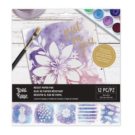 Momenta Inc Brea Reese Resist Paper Pad 8x8 Tropical Love | Walmart Canada