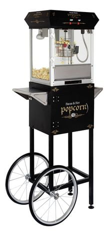 Bullseye Popcorn maker with cart 4 oz (113,4 g) Black - Walmart.ca