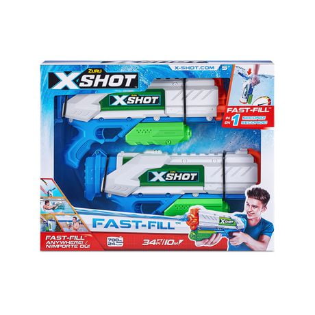 X-Shot Water Warfare Fast-Fill Water Blaster(2pk) - Walmart.ca