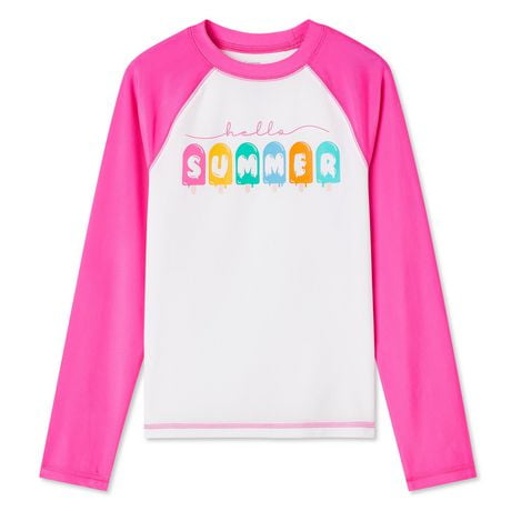 George Girls' Long Sleeve Rash Guard - Walmart.ca
