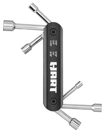 HART 6-Piece Folding Nut Drivers SAE with Durable Housing - Walmart.ca