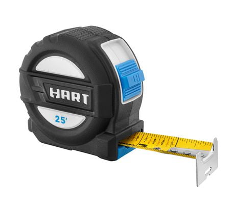 HART 25-Foot Soft Grip Compact Tape Measure, Oversized Hook - Walmart.ca