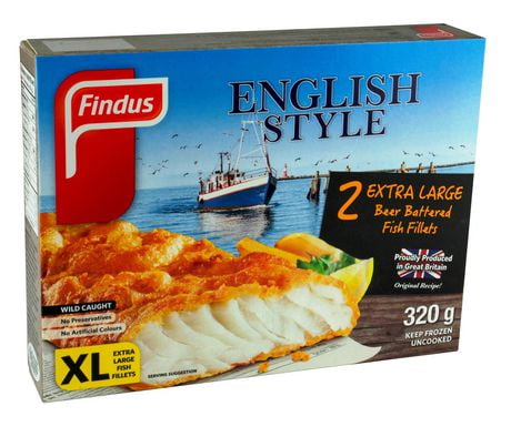Findus English Style 2 Extra Large Beer Battered Fish Fillets | Walmart ...