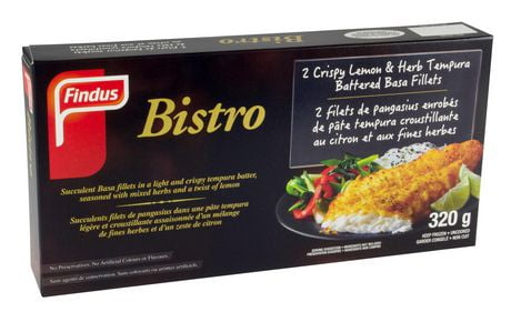 Findus Bistro 2 Lemon & Herb Tempura Battered Basa Fillets | Walmart Canada