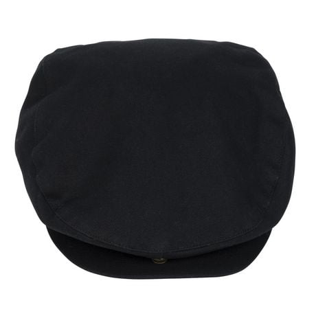 Soft construction classic ivy cap / flap cap in cotton twill with with ...