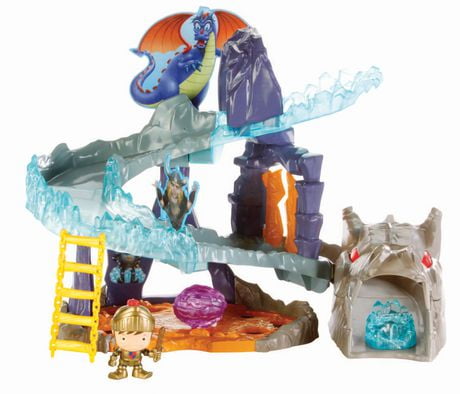 Fisher-Price Mike the Knight Dragon Mountain Rescue Adventure Playset ...
