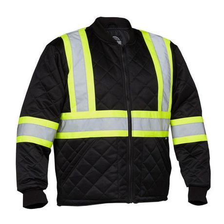 Click here for Forcefield Mens Hi-Visible Safety Freezer Jacket B... prices