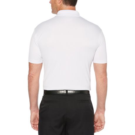 Men's Performance Short Sleeve Asymmetrical Printed Golf Polo Shirt ...