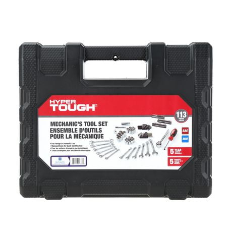 Hyper Tough 113 PIECE MECHANIC'S TOOL SET - Walmart.ca