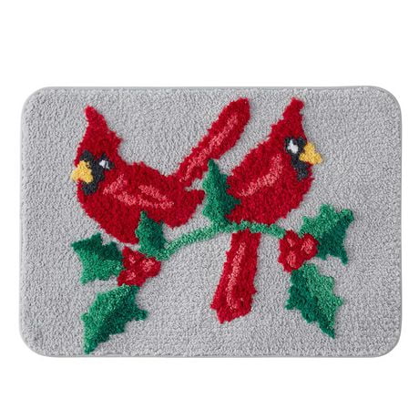 HOLIDAY TIME CARDINAL BATH RUG | Walmart Canada