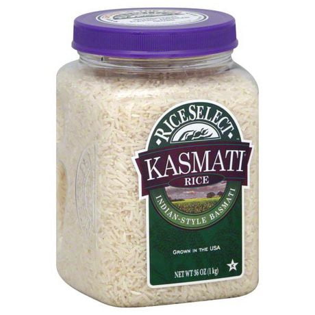 RiceSelect Kasmati Rice Jar 1 kg | Walmart Canada