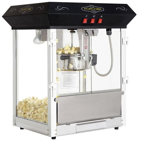 Bullseye popcorn maker table top 8 oz., Oscar series Black - Walmart.ca