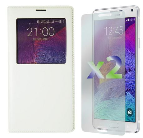 Click here for Exian Galaxy Note 4 Screen Protectors X 2 And Pu L... prices