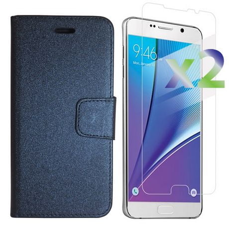 Click here for Exian Galaxy Note 5 Screen Protectors X 2 And Pu L... prices