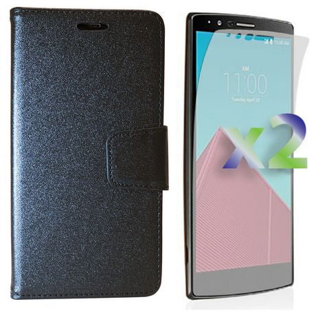Click here for Exian Lg G4 Screen Protectors X 2 And Pu Leather W... prices