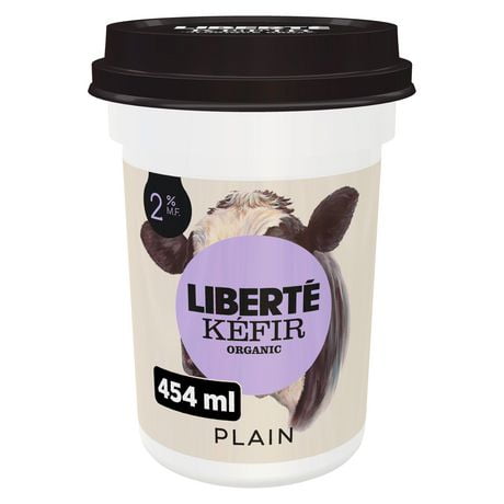LIBERTÉ Kéfir Organic 2% MF Plain Effervescent Fermented Milk - Walmart.ca