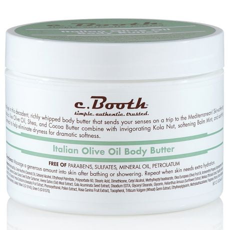 c. Booth Italian Olive Oil Body Butter | Walmart Canada