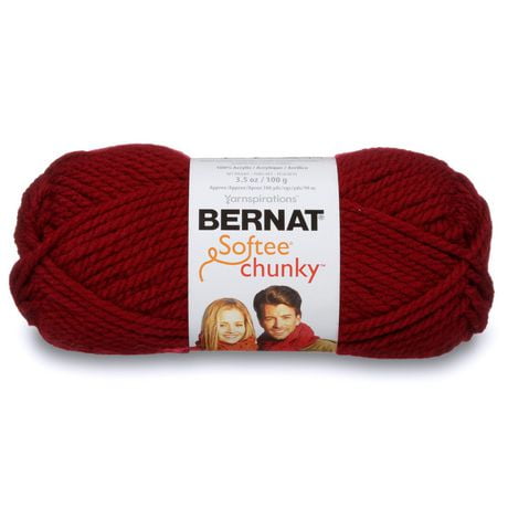 Click here for Bernat Softee Chunky Yarn (100 G/3.5 Oz) Wine prices