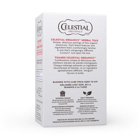 Celestial Seasonings Organics Ginger And Tumeric Herbal Tea Bags ...