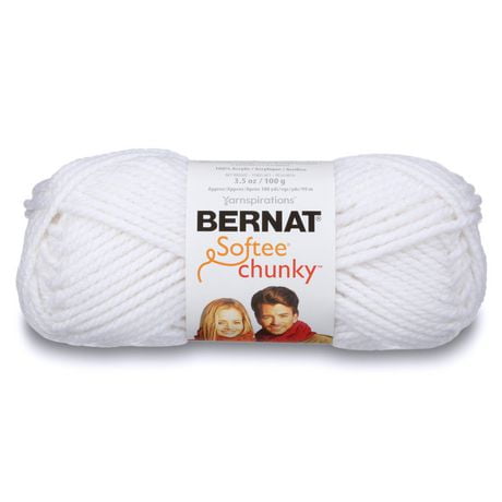 Click here for Bernat Softee Chunky Yarn (100 G/3.5 Oz) White prices