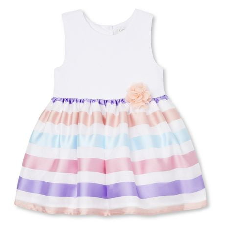 Click here for George Baby Girls Sleeveless Dress White 12-18 Mon... prices