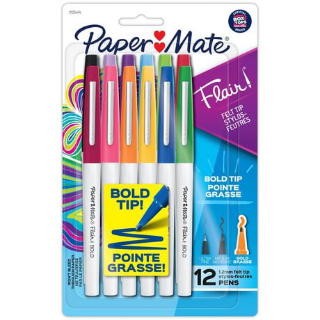 Click here for Paper Mate Flair Bold  Assorted  12Ct Assorted prices