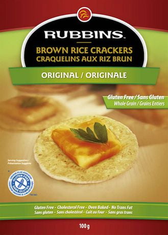 Rubbins Gluten Free Original Brown Rice Crackers | Walmart Canada