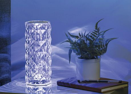 Merkury Innovations 8.5" Tall Diamond LED Touch Lamp Cordless ...
