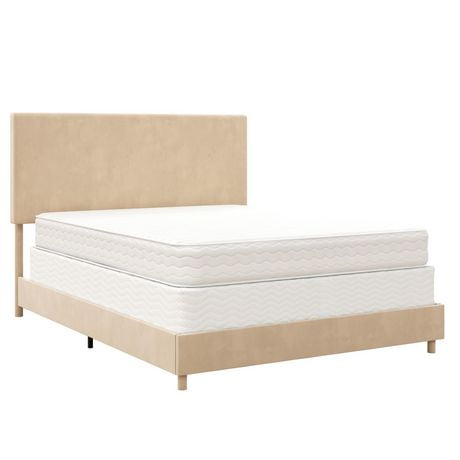 Click here for Dhp Z By Novogratz Taylor Upholstered Bed Ivory Fu... prices