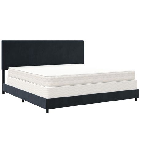 Click here for Dhp Z By Novogratz Taylor Upholstered Bed Blue Kin... prices